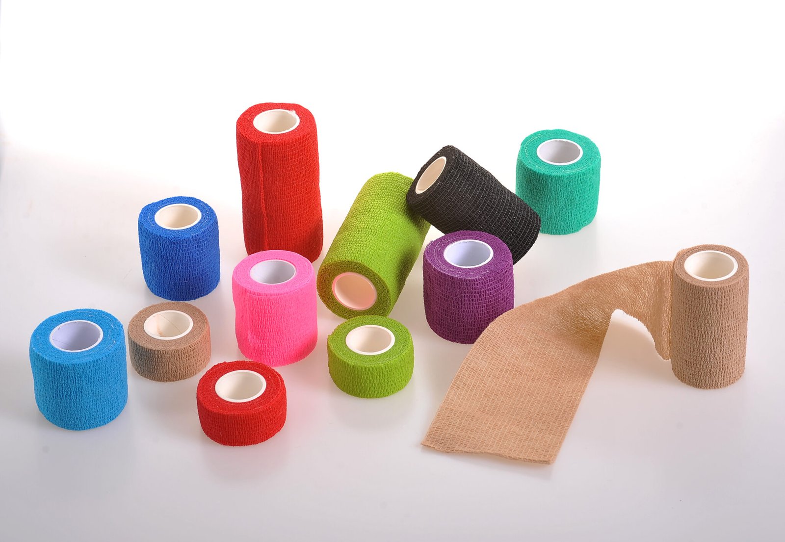Medical Self Adhesive Bandage Wrap With Different Colors | 18 Options ...