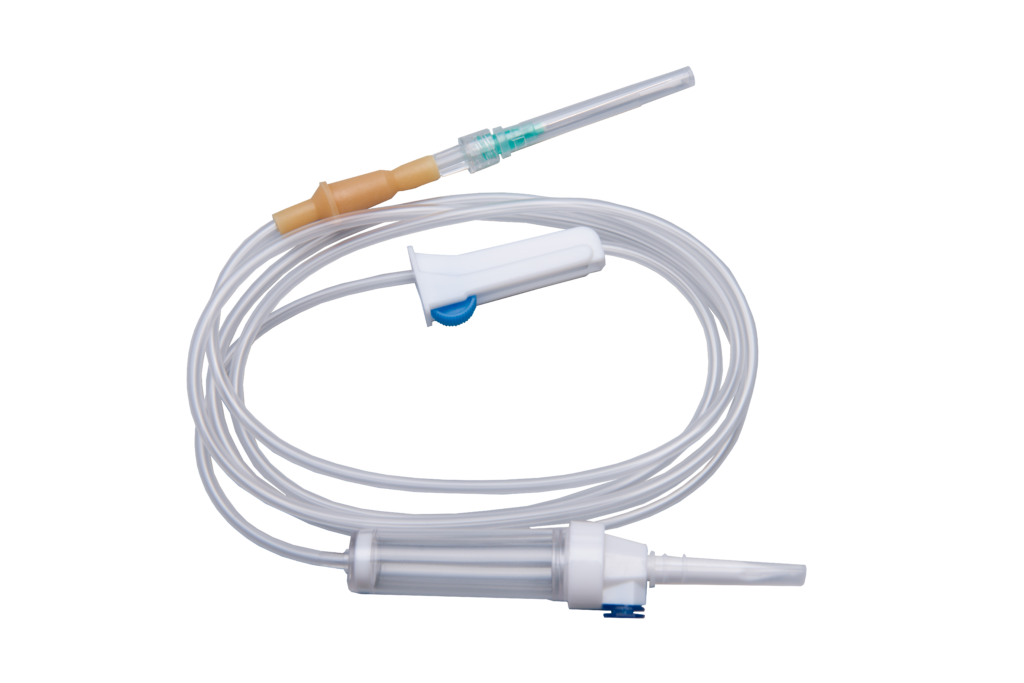 Disposable Infusion Set With Y Port | Anti-Bacterial Filter, 15 Mum ...