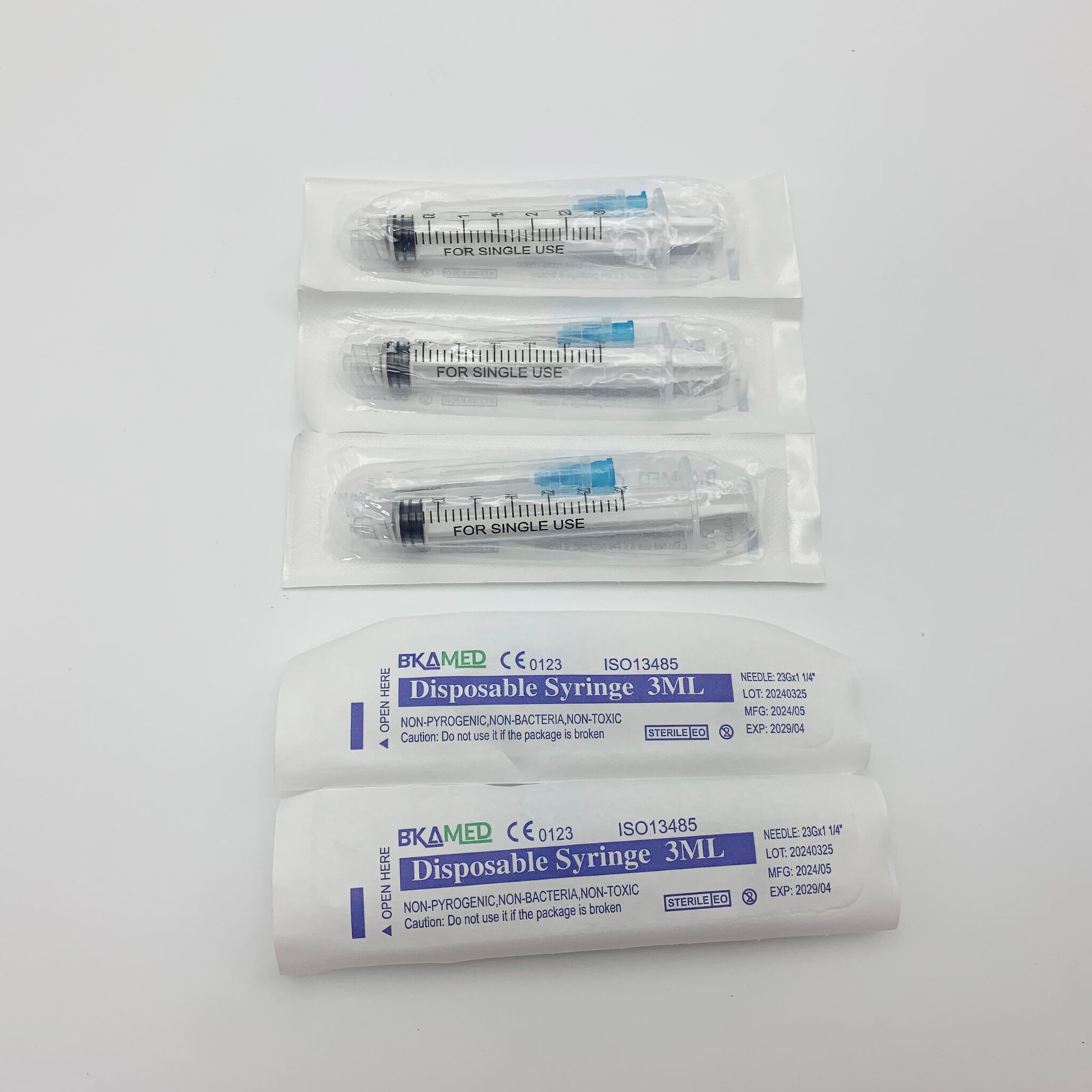 1cc Plastic Syringe Slim Injection Nutrient Syringe With Luer Slip Tip ...